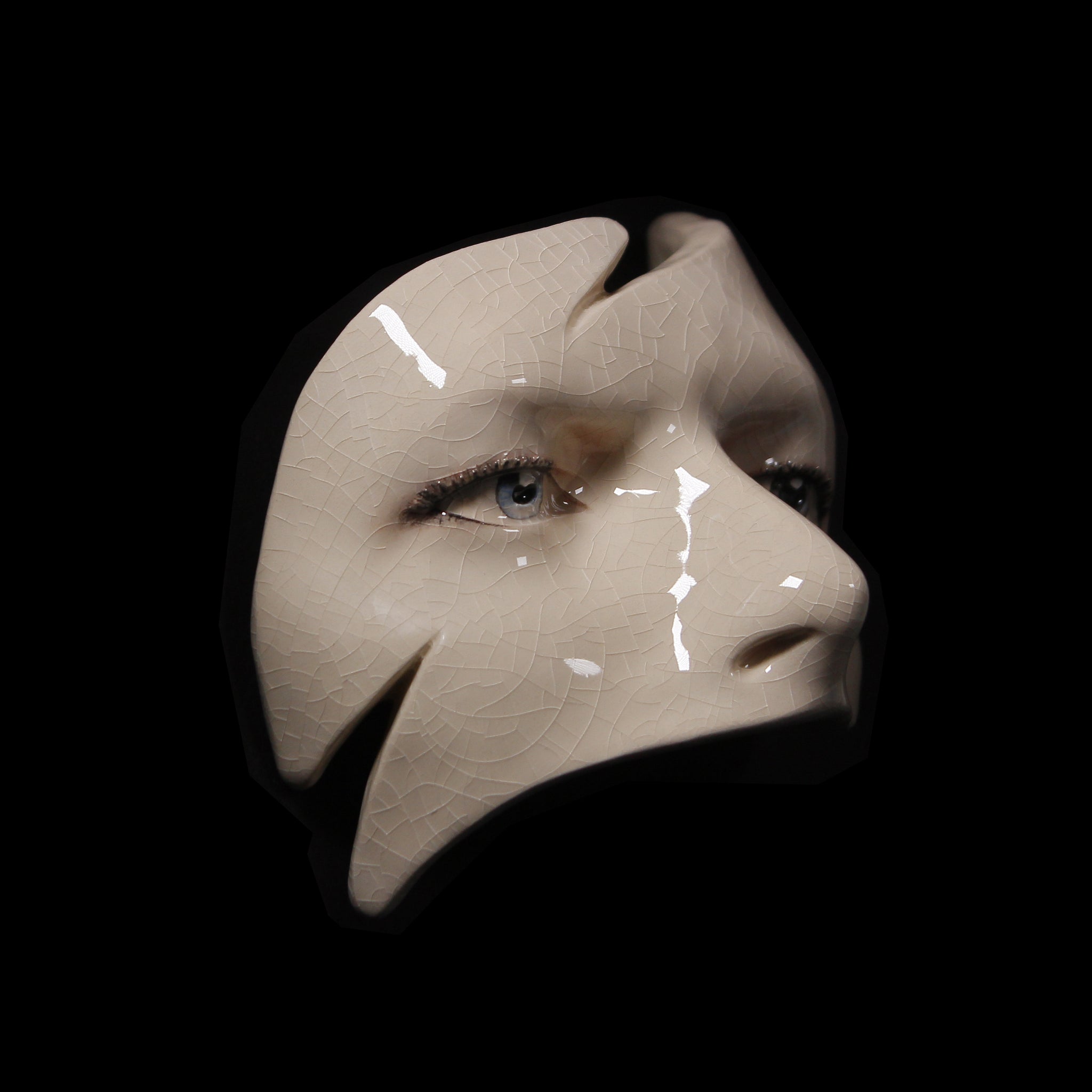 David Bowie 'Eyes' - Painted Ceramic Sculpture Glazed – Maria Primolan ...