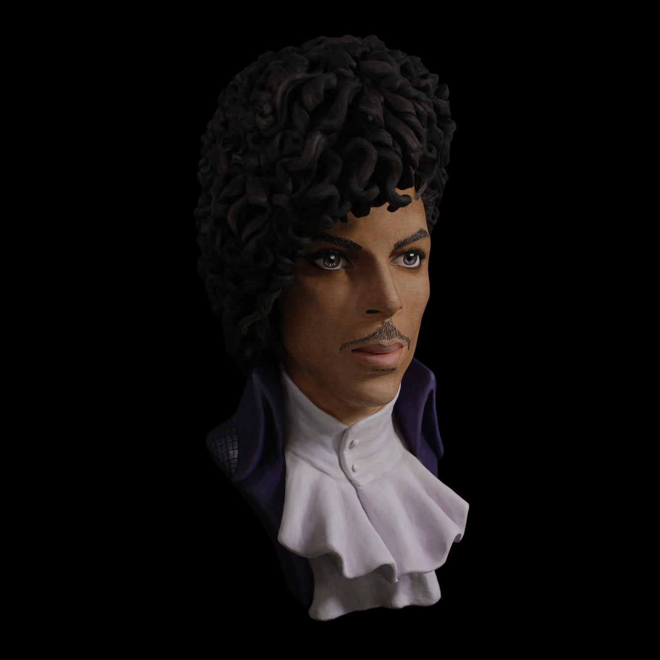 Prince - Purple Rain Bust Sculpture – Maria Primolan Sculptor