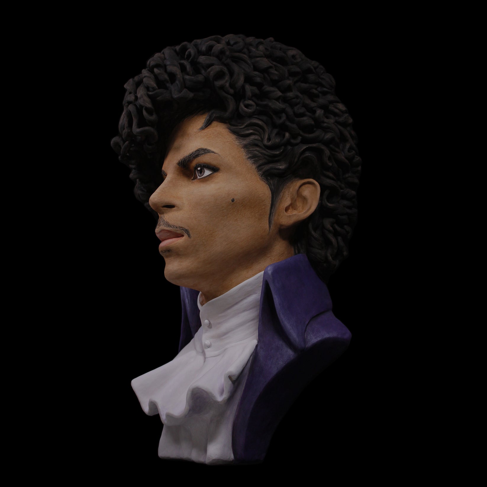 Prince - Purple Rain Bust Sculpture – Maria Primolan Sculptor